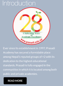Prasadi Academy - Only one +2 institution in Nepal has been awarded the ...